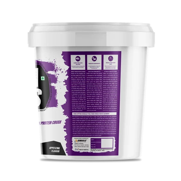 Mega Mass 5Kg + Energy Crush 1Kg + Shaker - Protein Crush